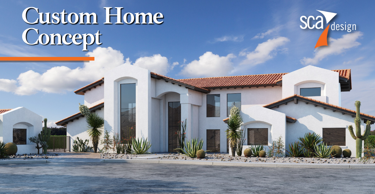 Custom Home Concept, SCA Design Las Vegas Architect & Interior Design